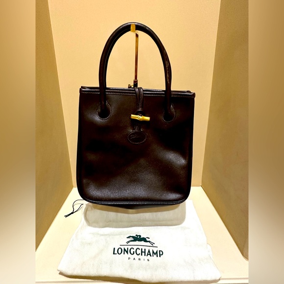 Longchamp | Bags | Vintage Cognac Leather Longchamp Tote | Poshmark